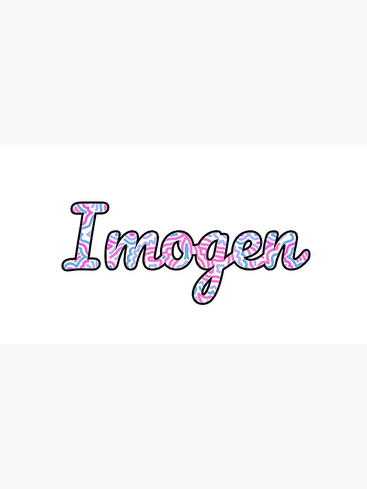 "Imogen Handwritten Name" Poster for Sale by inknames | Redbubble