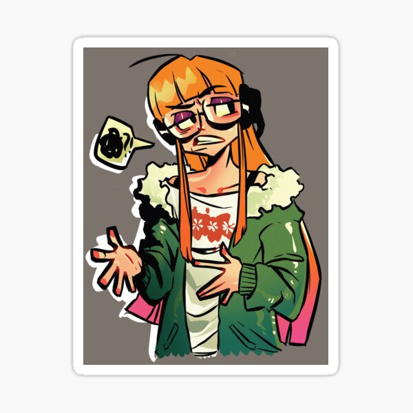 "futaba-splain" Sticker for Sale by cinnamon-buns | Redbubble