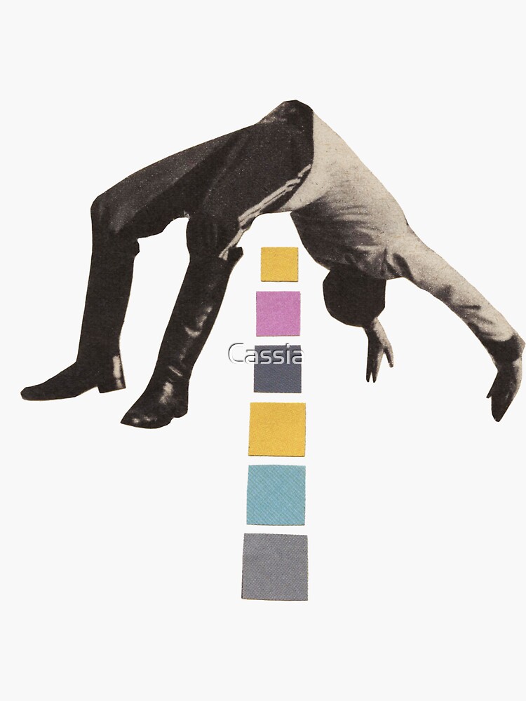 "High Jump" Sticker by Cassia | Redbubble