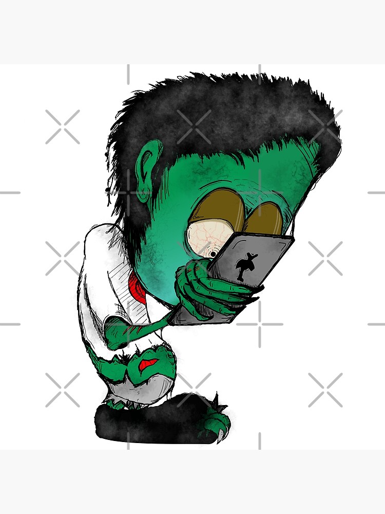 "Mobile phone zombie smartphone zombie smartphone zombie" Poster by emm ...