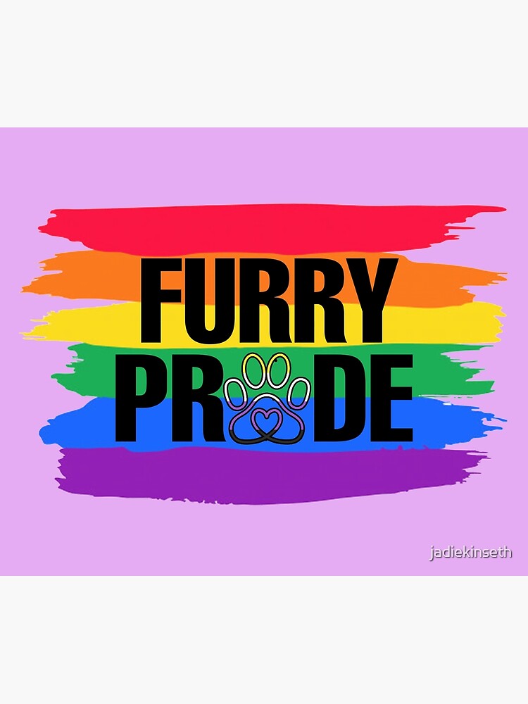 "Furry Pride Non-Binary" Poster for Sale by jadiekinseth | Redbubble