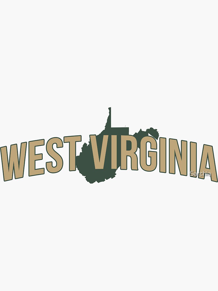 "West Virginia State" Sticker for Sale by Sarchia | Redbubble