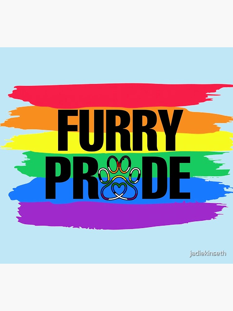 "Furry Pride Ally" Socks for Sale by jadiekinseth | Redbubble