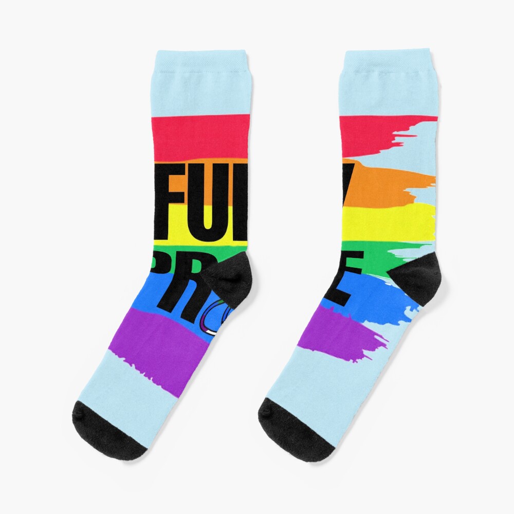 "Furry Pride Ally" Socks for Sale by jadiekinseth | Redbubble