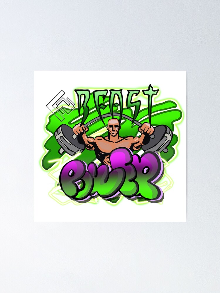 "Beast Power" Poster by Pinahu | Redbubble