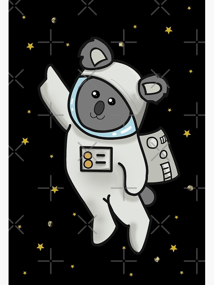 "Space Koala" Poster for Sale by galax-C | Redbubble