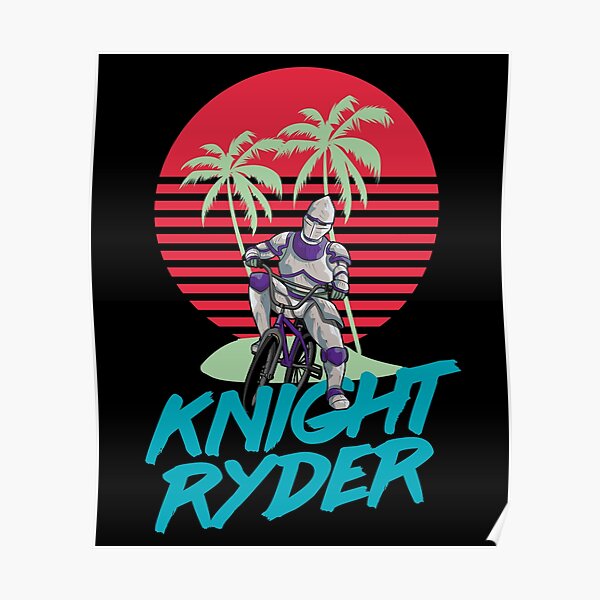 " KNIGHT RYDER " Poster for Sale by Dwarf-Monkey | Redbubble