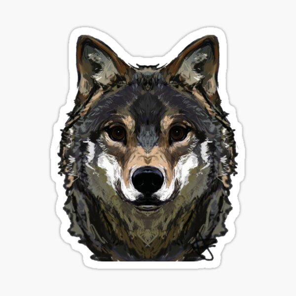 "Wolf Moon" Sticker for Sale by enigma-01 | Redbubble