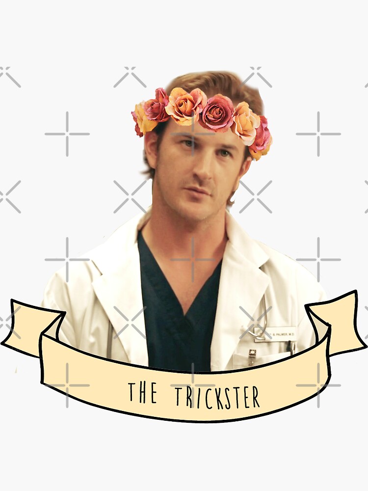"Trickster" Sticker for Sale by demons | Redbubble
