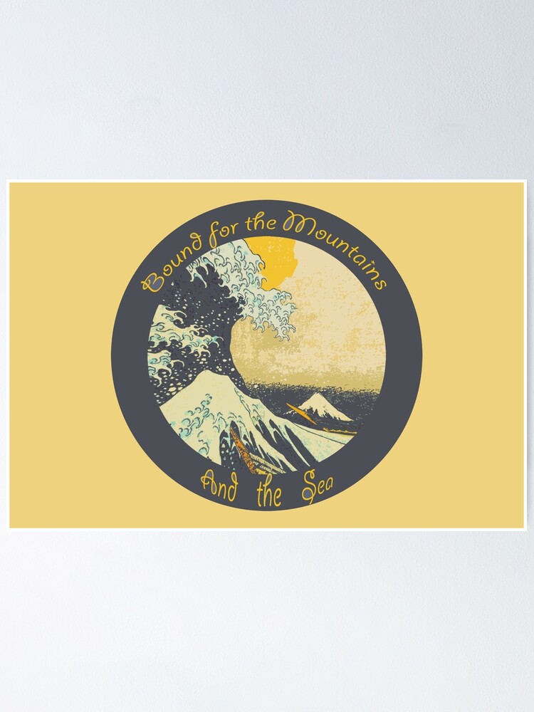 "The Great Wave Mount Fuji Quote" Poster by Stravaigin | Redbubble
