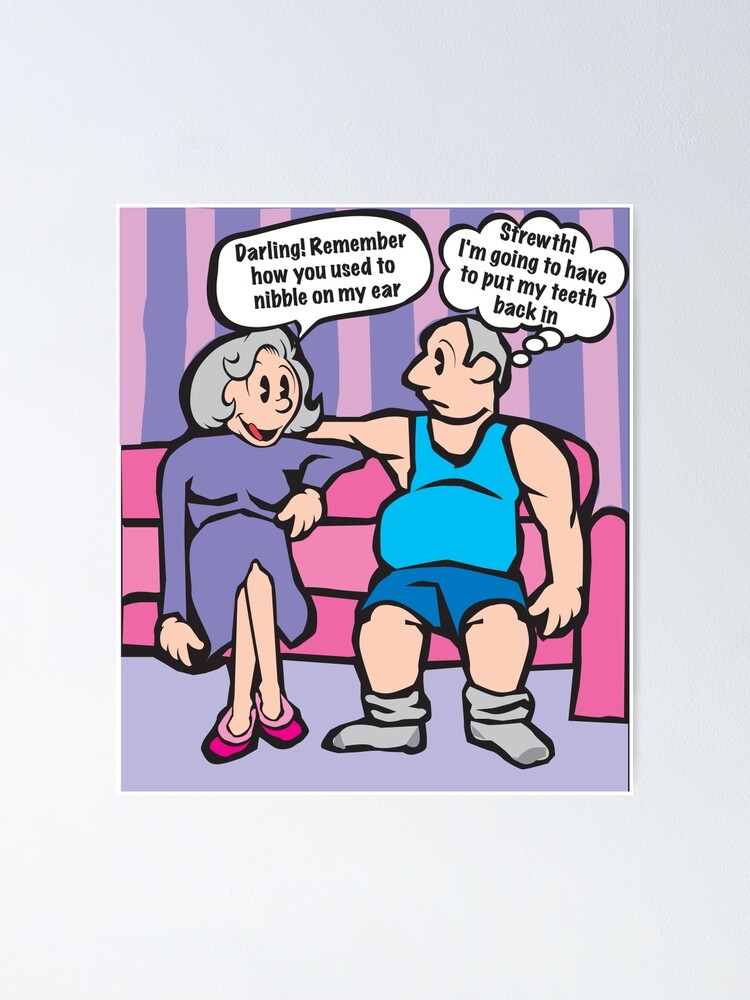 "Nibble Cartoon" Poster for Sale by markmaloney | Redbubble