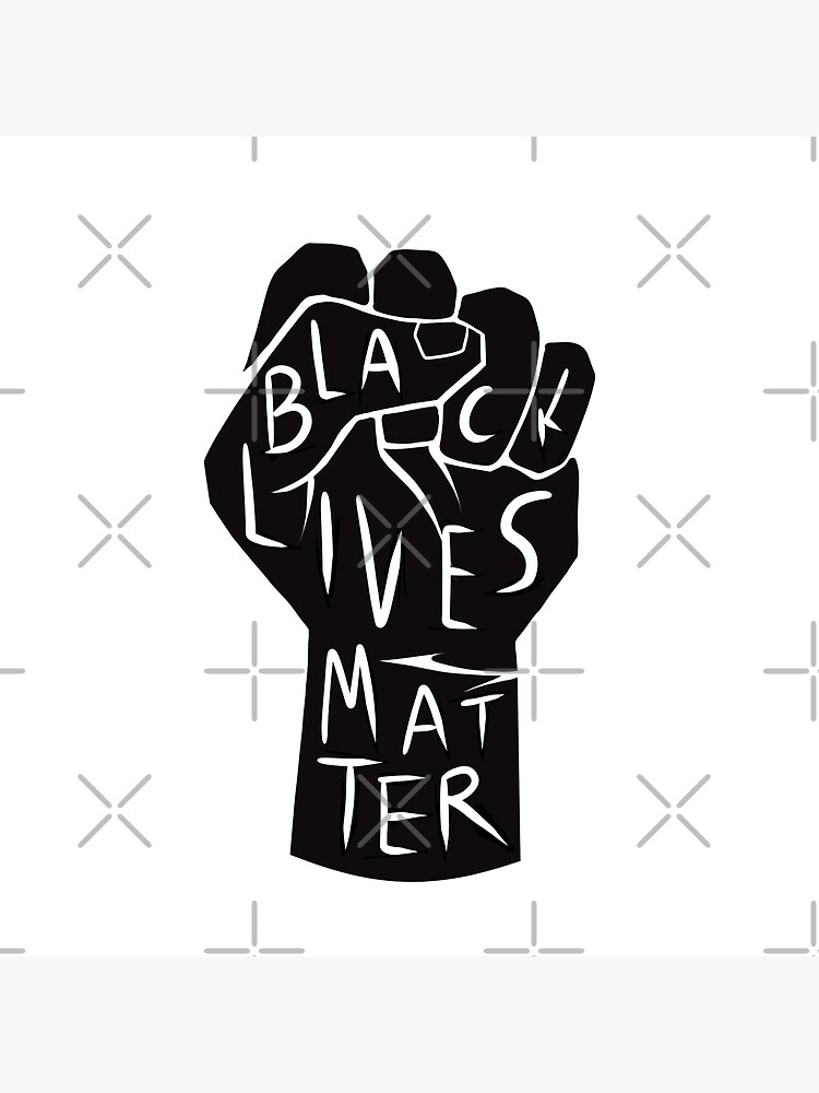 Black Power Fist Poster