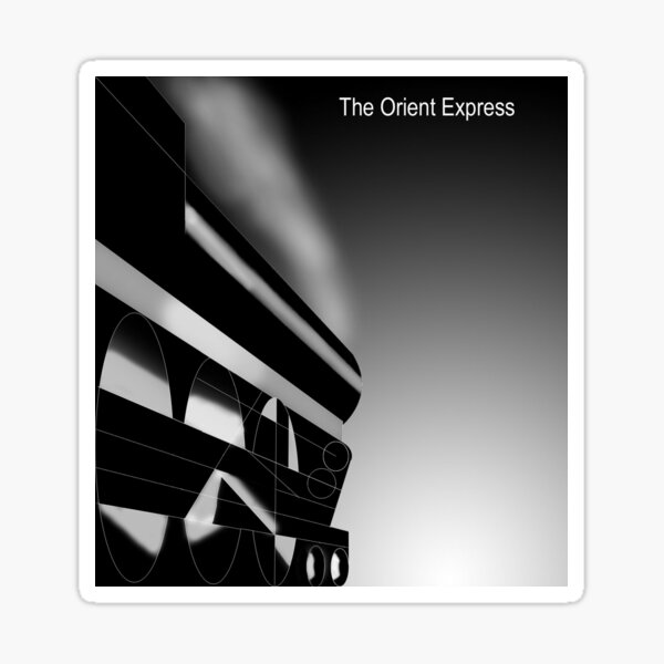"The Orient Express" Sticker for Sale by MichaelB | Redbubble