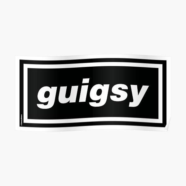 "Guigsy - Oasis Gallagher 90s Teen British Band Artwork" Poster by ...