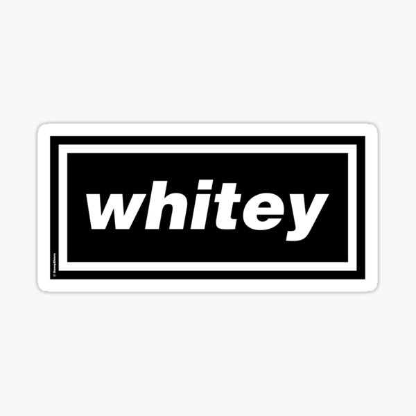 "Whitey - Oasis Gallagher 90s Teen British Band Artwork" Sticker for ...