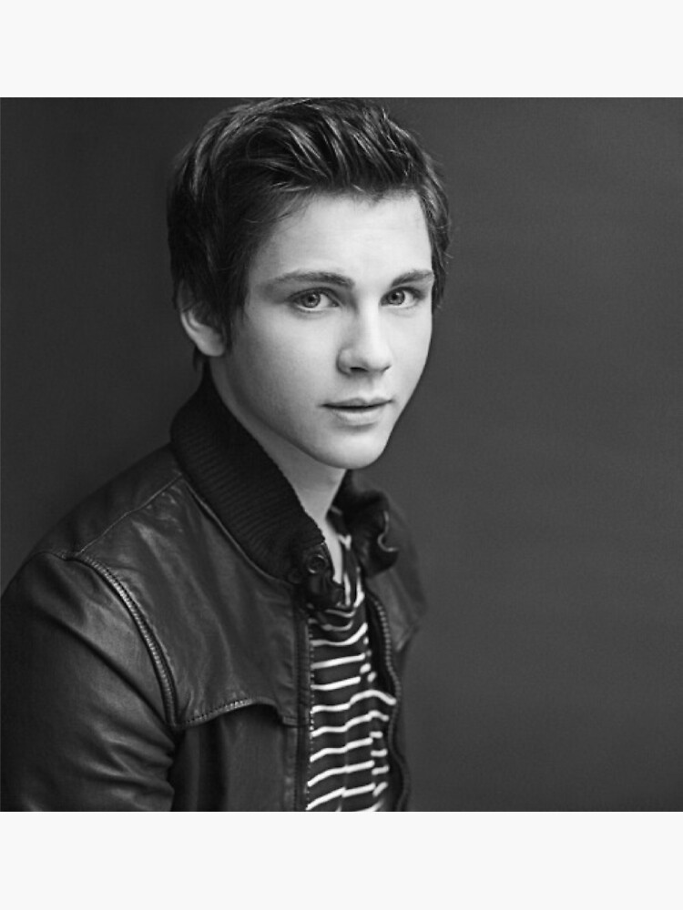 "Logan Lerman" Poster by asdmarisol | Redbubble