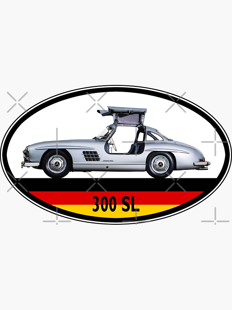 "300 SL Gullwing 1954" Sticker for Sale by rogue-design | Redbubble