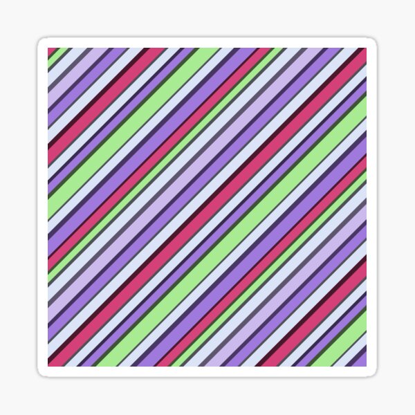 "Modern Colorful Stripes 2" Sticker for Sale by WizzlesEmporium | Redbubble