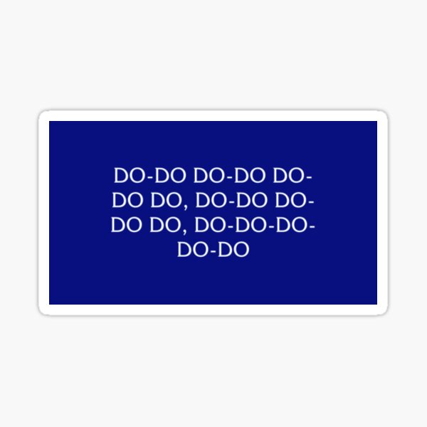 "jeopardy theme song!!!" Sticker for Sale by sayanggg | Redbubble