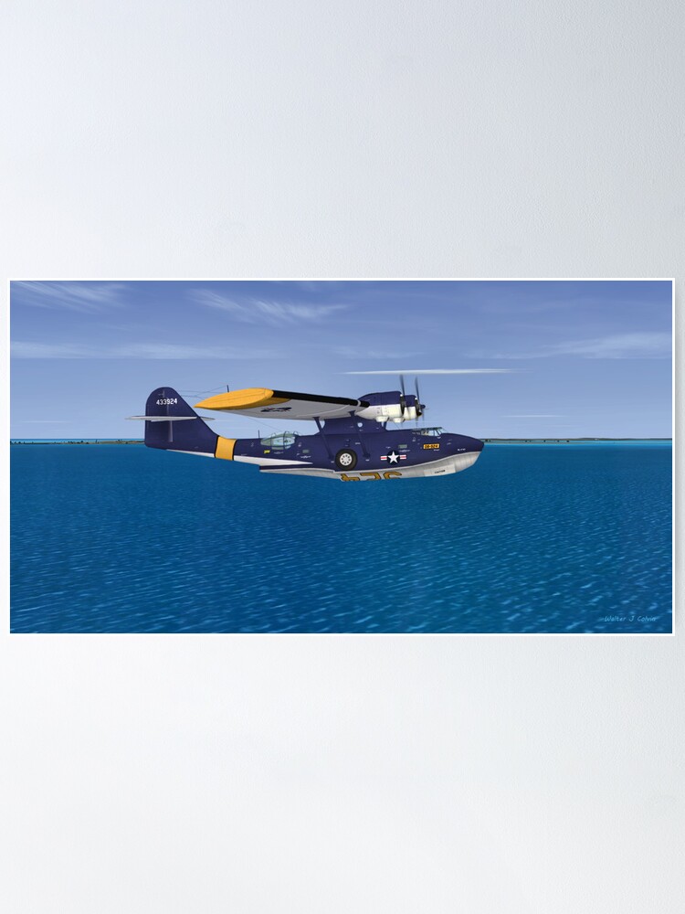 "Consolidated PBY-5A Catalina " Poster for Sale by Walter Colvin ...