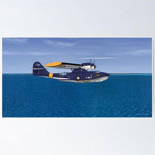 "Consolidated PBY-5A Catalina " Poster for Sale by Walter Colvin ...