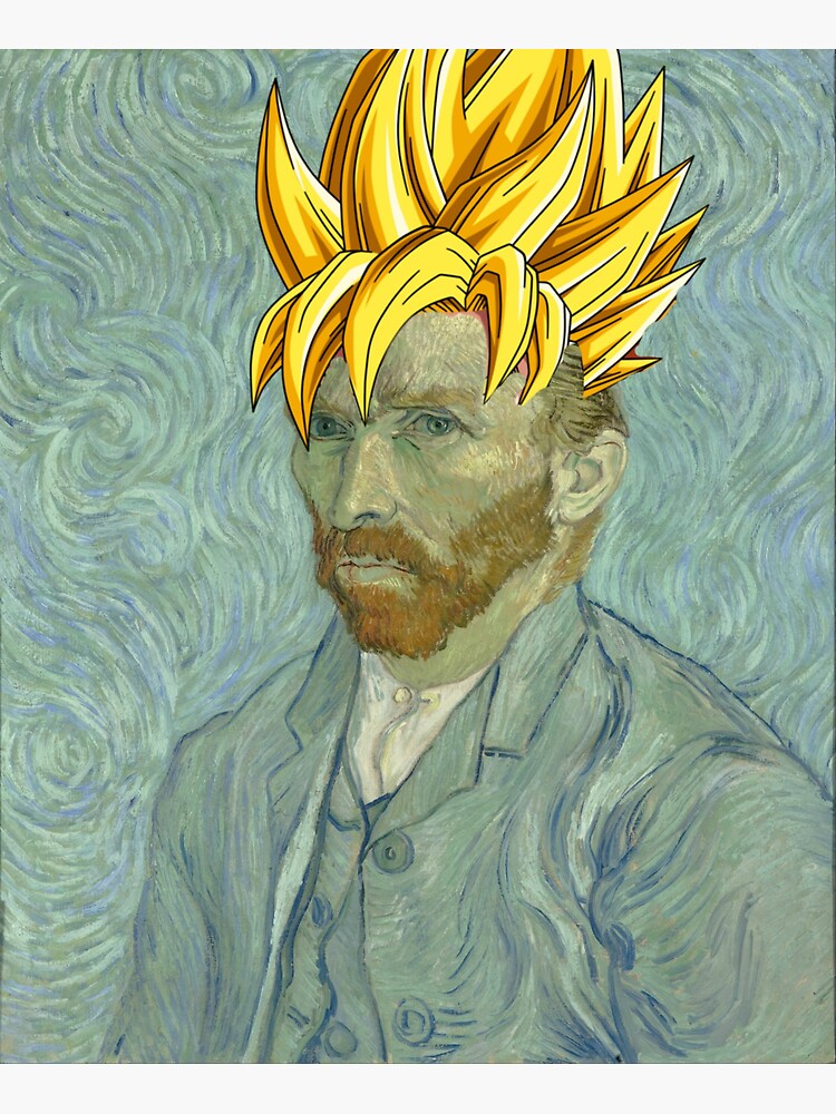 "Vincent Van Goku" Sticker for Sale by maiszo | Redbubble