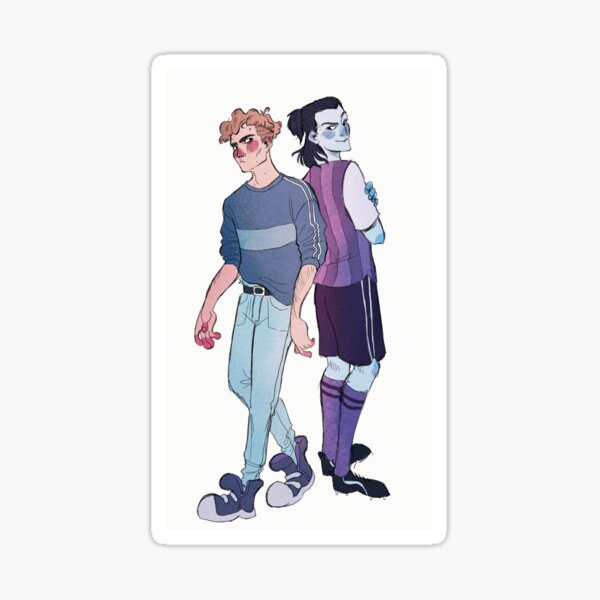 "Simon and Baz" Sticker for Sale by margallilly | Redbubble