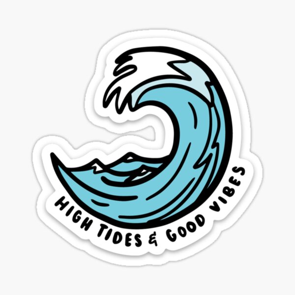 "Wave " Sticker for Sale by trl1007 | Redbubble