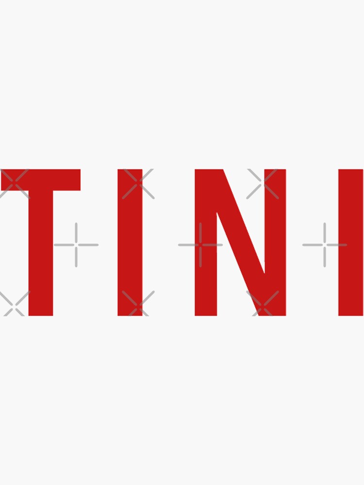 "TINI TINI TINI" Sticker for Sale by tinispieterse | Redbubble