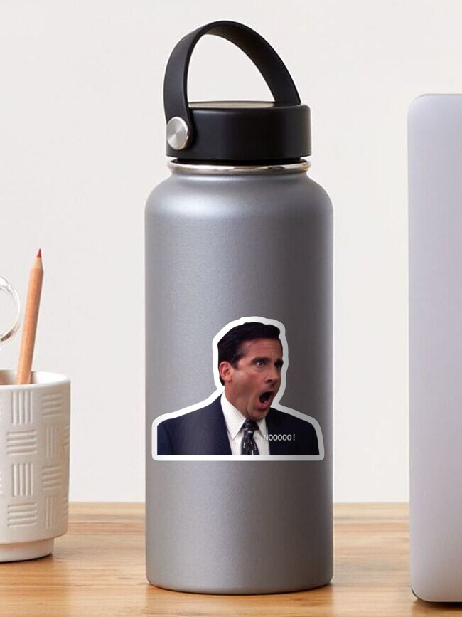 "The Office: Michael Scott Screaming, Noooo! " Sticker for Sale by ...