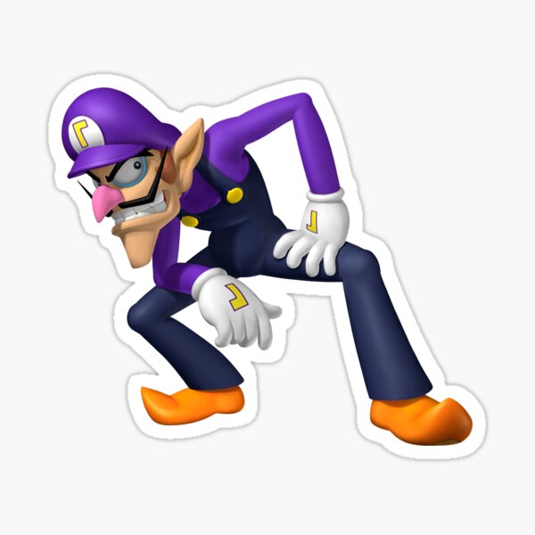Waluigi Stickers | Redbubble