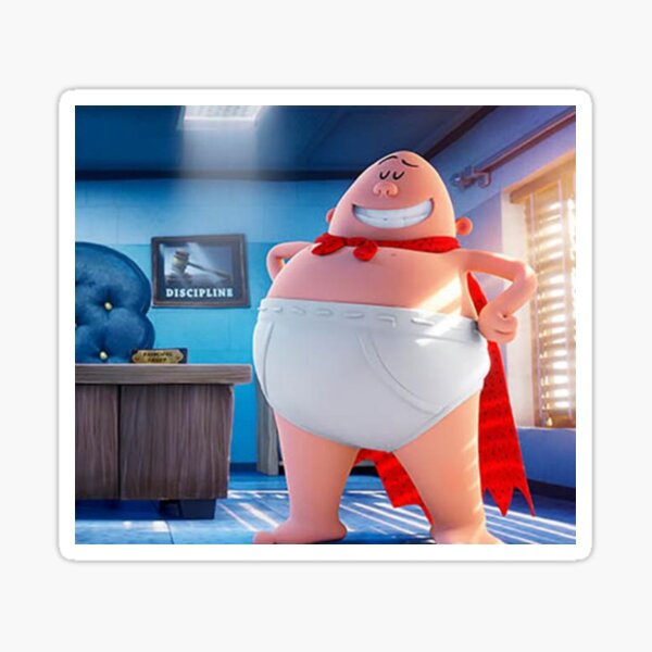 Captain Underpants Stickers | Redbubble