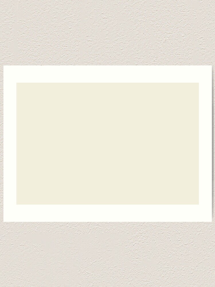 Lámina artística «El color blanco cremoso se combina con el color de ...