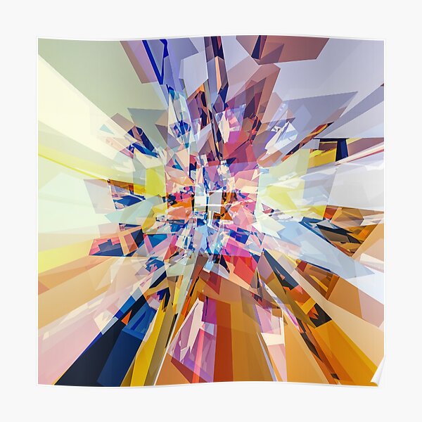 "Geometry of Color" Poster by perkinsdesigns | Redbubble