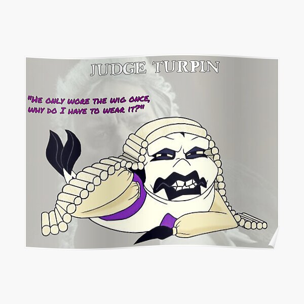 "Joe as Judge Turpin" Poster for Sale by Pilot-MJ | Redbubble