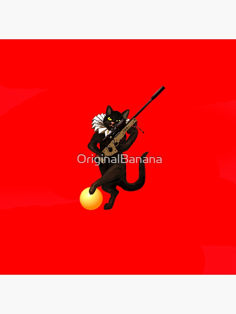 "GATO MALO" Sticker for Sale by OriginalBanana | Redbubble