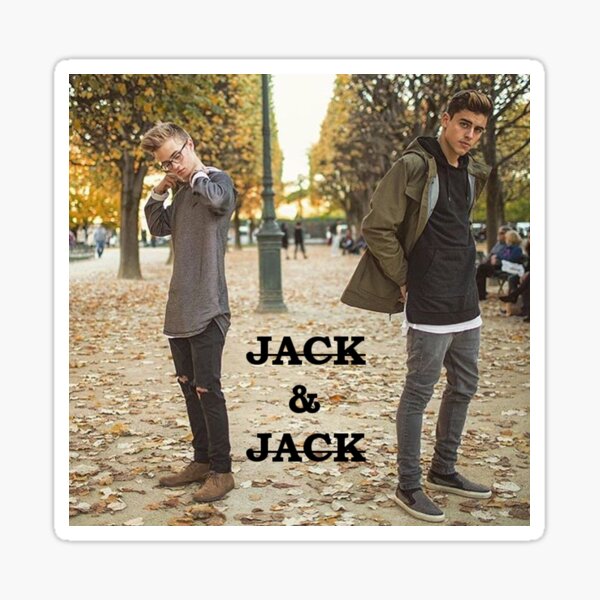 "Jack and Jack -" Sticker for Sale by emileen2 | Redbubble