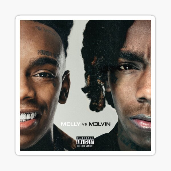 "poster MELLY vs MELVIN" Sticker for Sale by Rebeca-mdl1234 | Redbubble