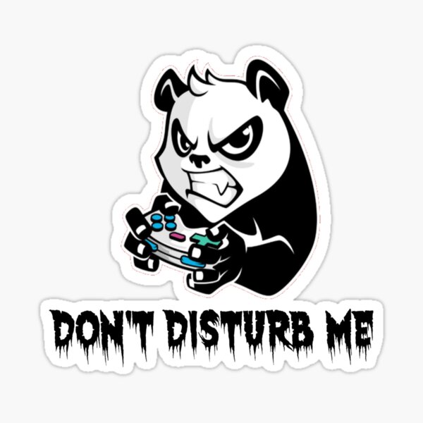 Do Not Disturb Me Sticker For Sale By Waref86 Redbubble