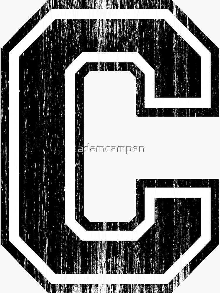 "Big Varsity Letter C" Sticker for Sale by adamcampen | Redbubble