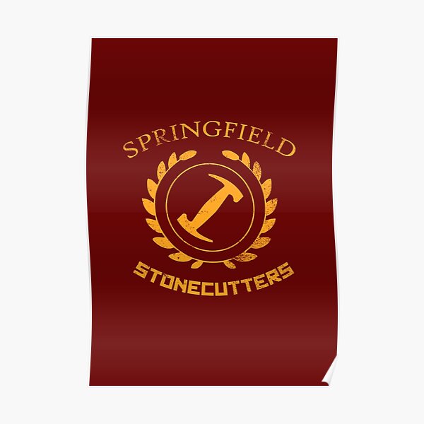 "The Simpsons Stonecutters" Poster for Sale by camikaze-es | Redbubble
