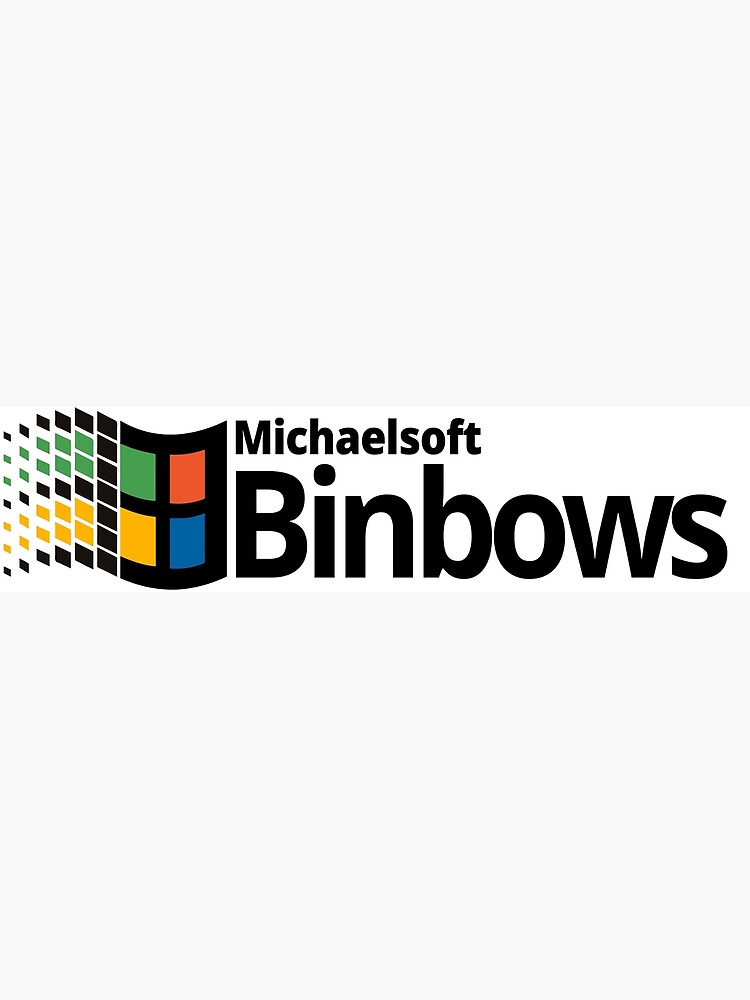 "Michaelsoft Binbows" Art Print by renscurs | Redbubble