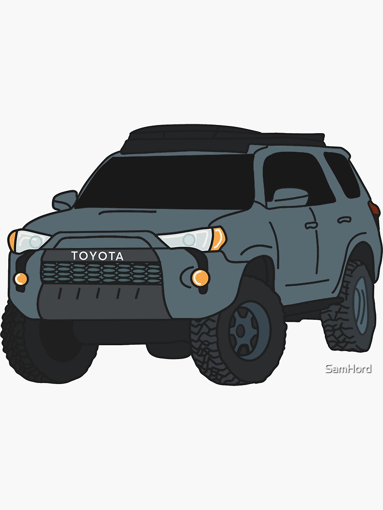 "Toyota 4Runner" Sticker for Sale by SamHord | Redbubble