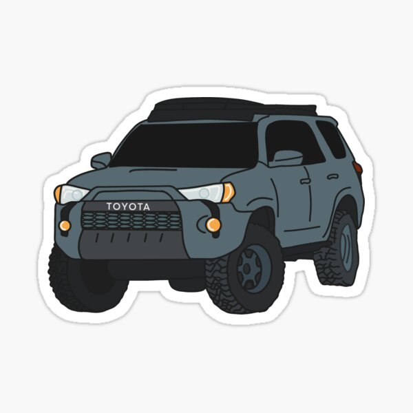 "Toyota 4Runner" Sticker for Sale by SamHord | Redbubble