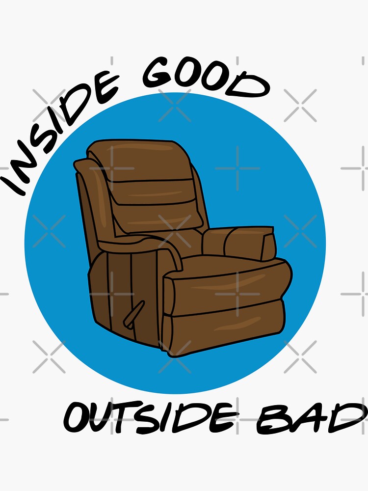 "Stay inside" Sticker for Sale by BrunaEsmanhotto | Redbubble