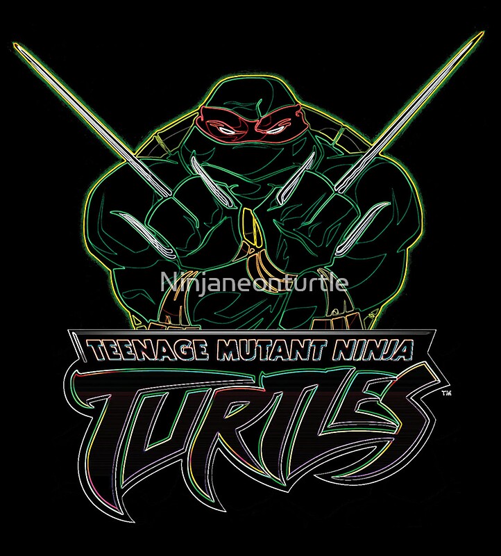 "Neon Raphael - TMNT" by Ninjaneonturtle | Redbubble
