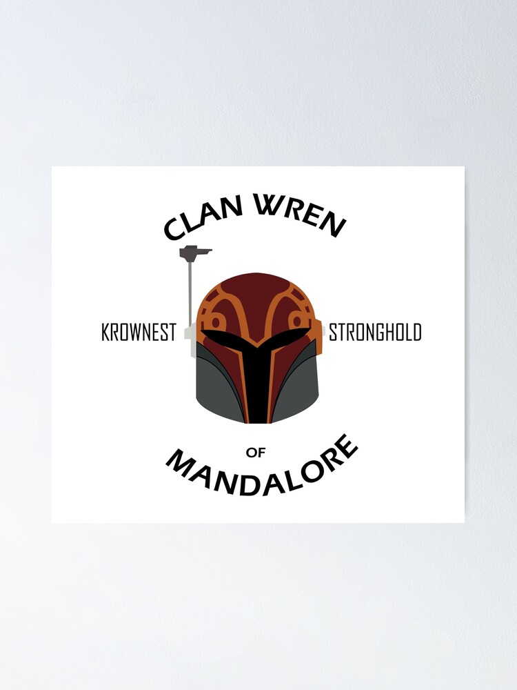 "Clan Wren Logo" Poster for Sale by JWGraphics | Redbubble