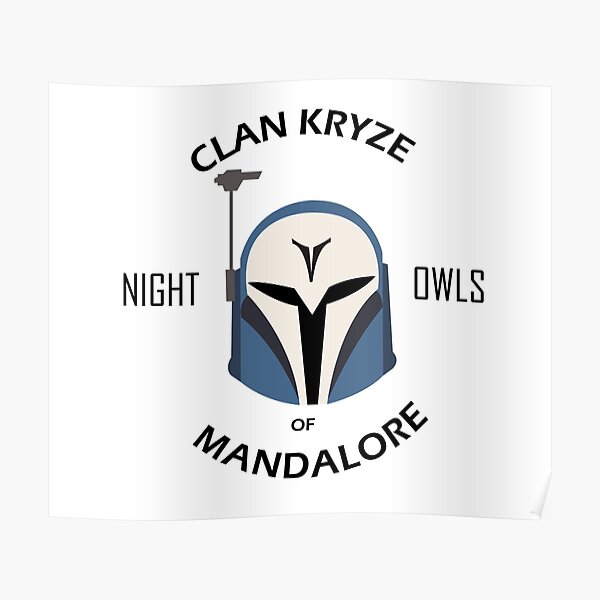 "Clan Kryze Logo" Poster for Sale by JWGraphics | Redbubble