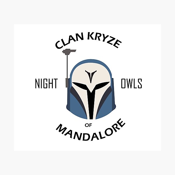"Clan Kryze Logo" Photographic Print for Sale by JWGraphics | Redbubble