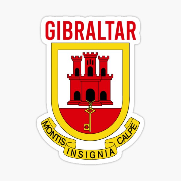 "Gibraltar" Sticker for Sale by AmrMualla | Redbubble